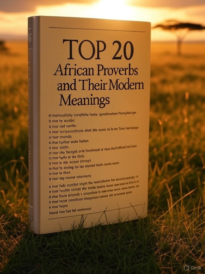 Top 20 African Proverbs and Their Modern Meanings - AfricanBaze